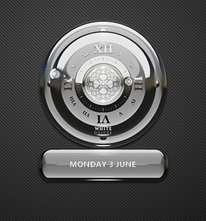 Glossy Analog Clock 2 for xwidget by Jimking on DeviantArt