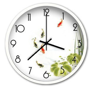 Koi Pond Analog Clock for xwidget by Jimking on DeviantArt