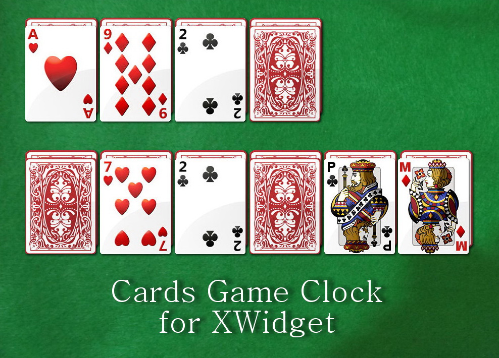 Card Game Clocks HQ for xwidget by Jimking on DeviantArt