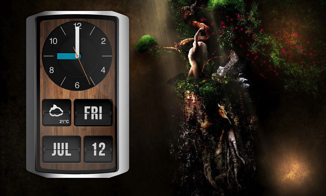 MyBeauty Clock Widget for xwidget by Jimking on DeviantArt