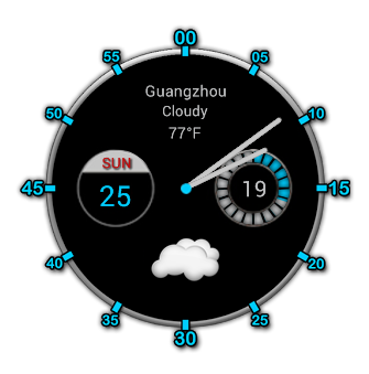 Android ICS Clock for xwidget (updated) by Jimking on DeviantArt