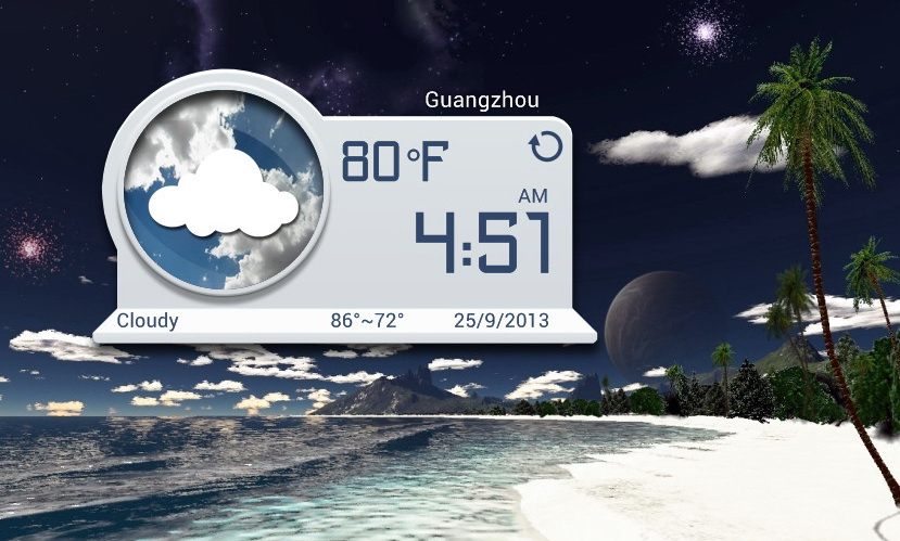 SpaceStation Clock Widget for xwidget by Jimking on DeviantArt