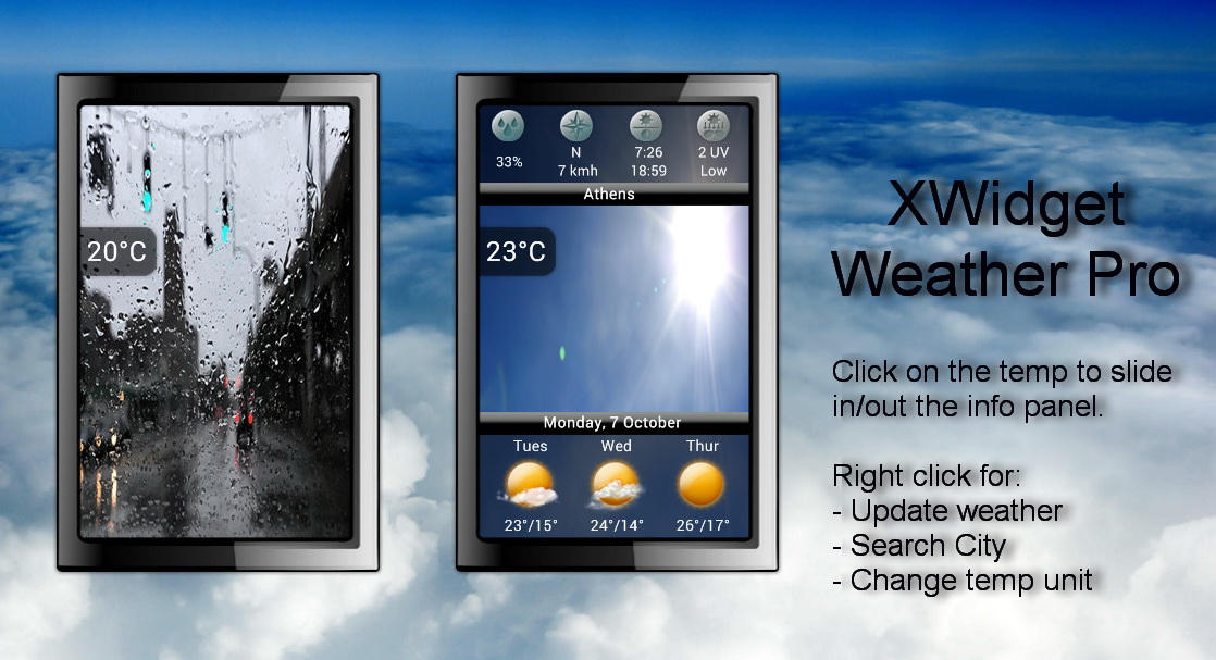 XWidget Weather Pro for xwidget by Jimking on DeviantArt