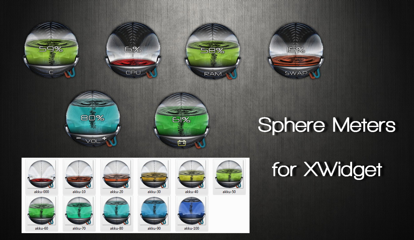 Sphere Meters HQ for xwidget (edited) by Jimking on DeviantArt