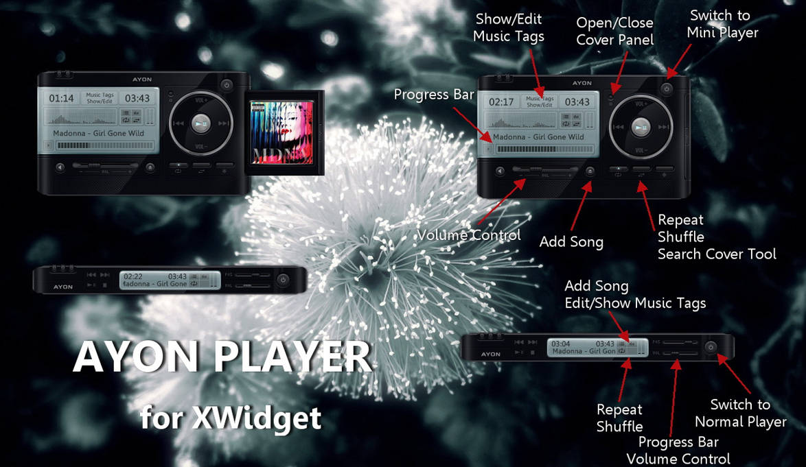 Ayon Player MOD for xwidget by Jimking on DeviantArt