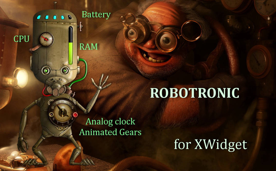 Robotronic for xwidget by Jimking on DeviantArt