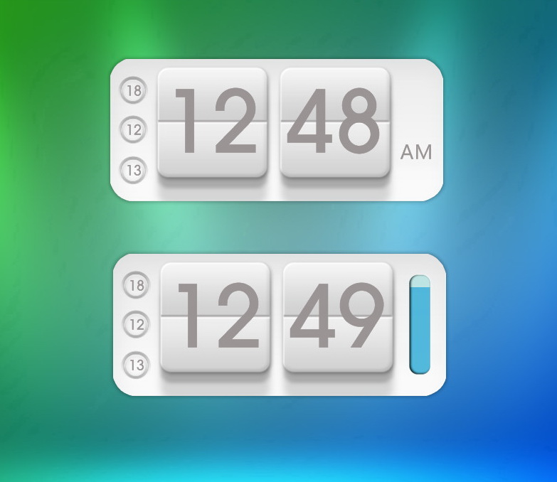 Flip Clock 3D for xwidget by Jimking on DeviantArt