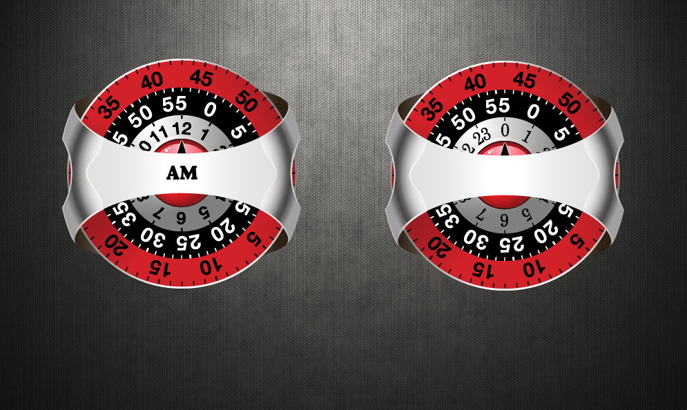 Rotating Analog Clock (animated) for xwidget by Jimking on DeviantArt