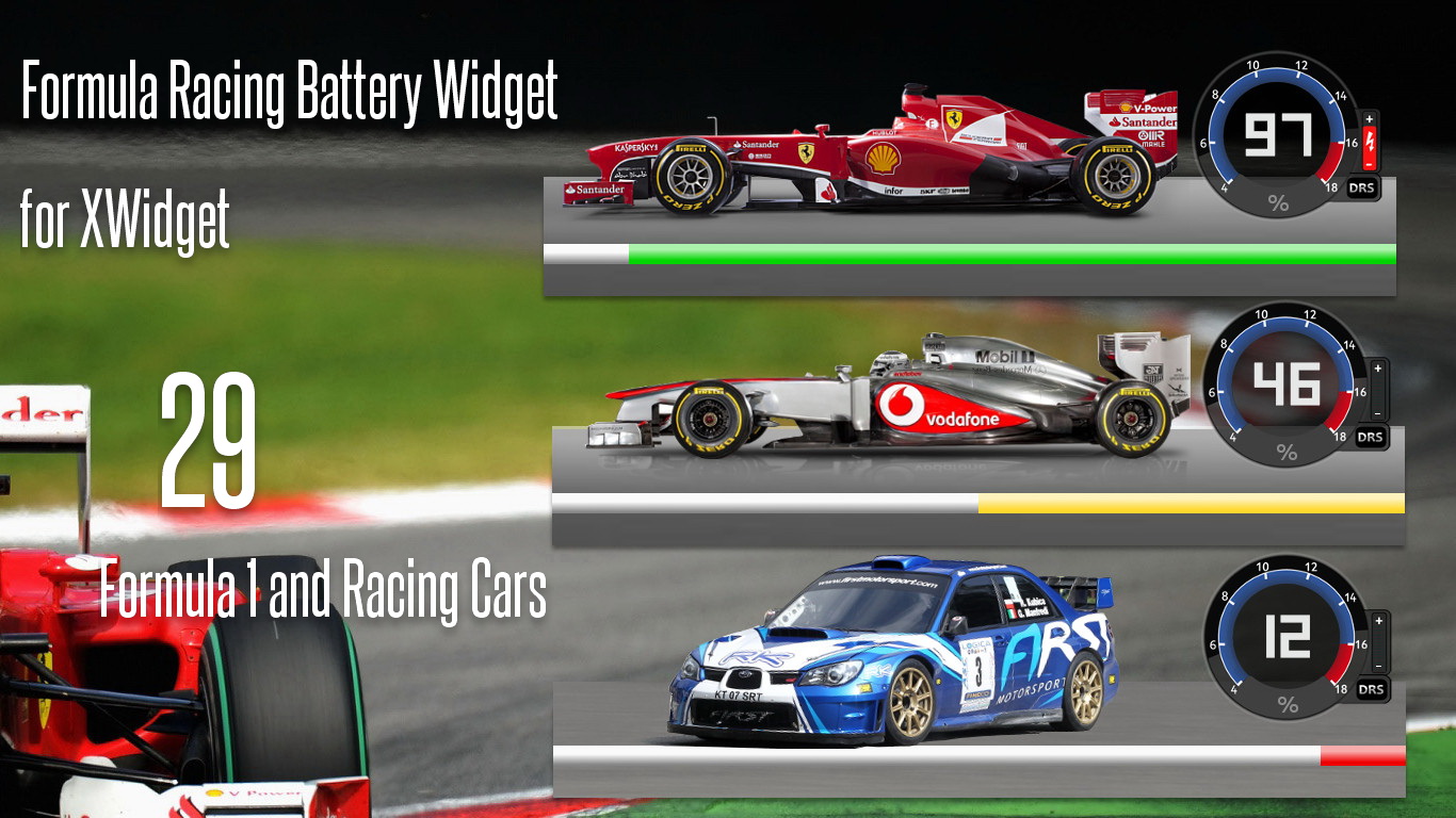 Formula Racing Battery Widget for xwidget by Jimking on DeviantArt