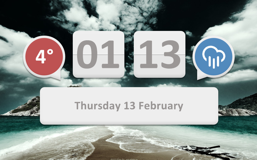 BeautifulClock Widget HD for xwidget by Jimking on DeviantArt