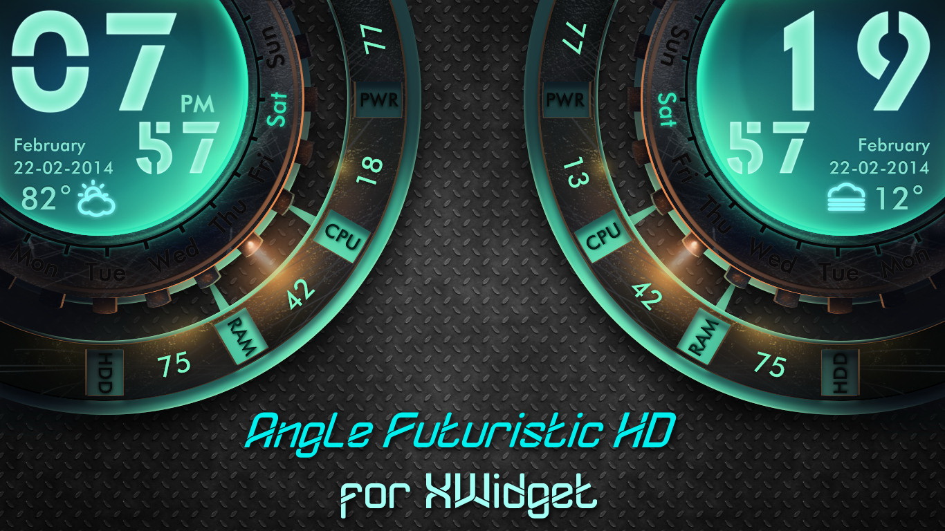 Angle Futuristic Widget HD (L/R) for xwidget by Jimking on DeviantArt