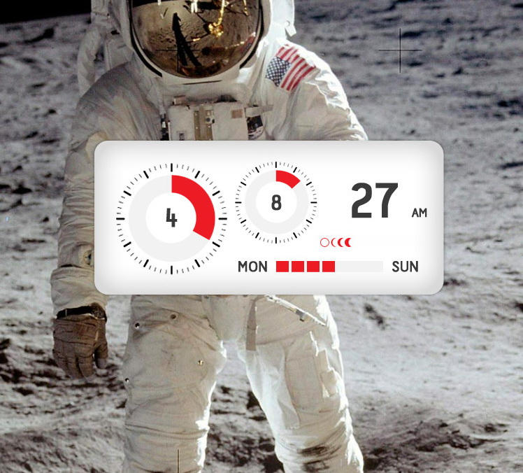 Artic Clock for xwidget by Jimking on DeviantArt
