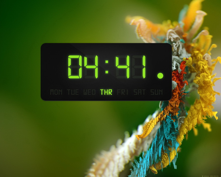 Classic Digit Clock for xwidget by Jimking on DeviantArt