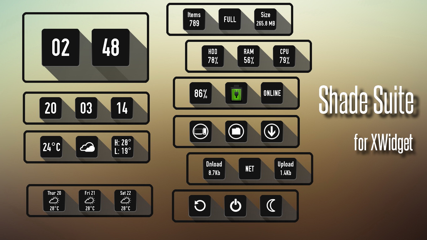 Shade Suite for xwidget by Jimking on DeviantArt