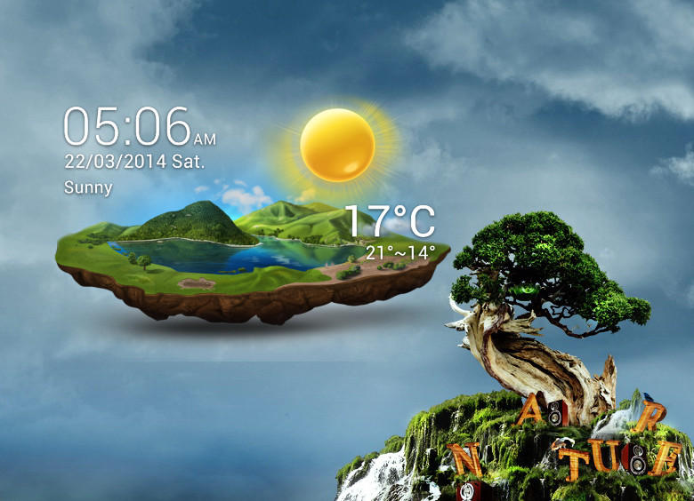 Floating Island Widget for xwidget by Jimking on DeviantArt