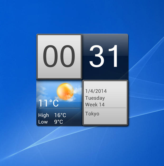 Acer Life Digital Clock for xwidget by Jimking on DeviantArt