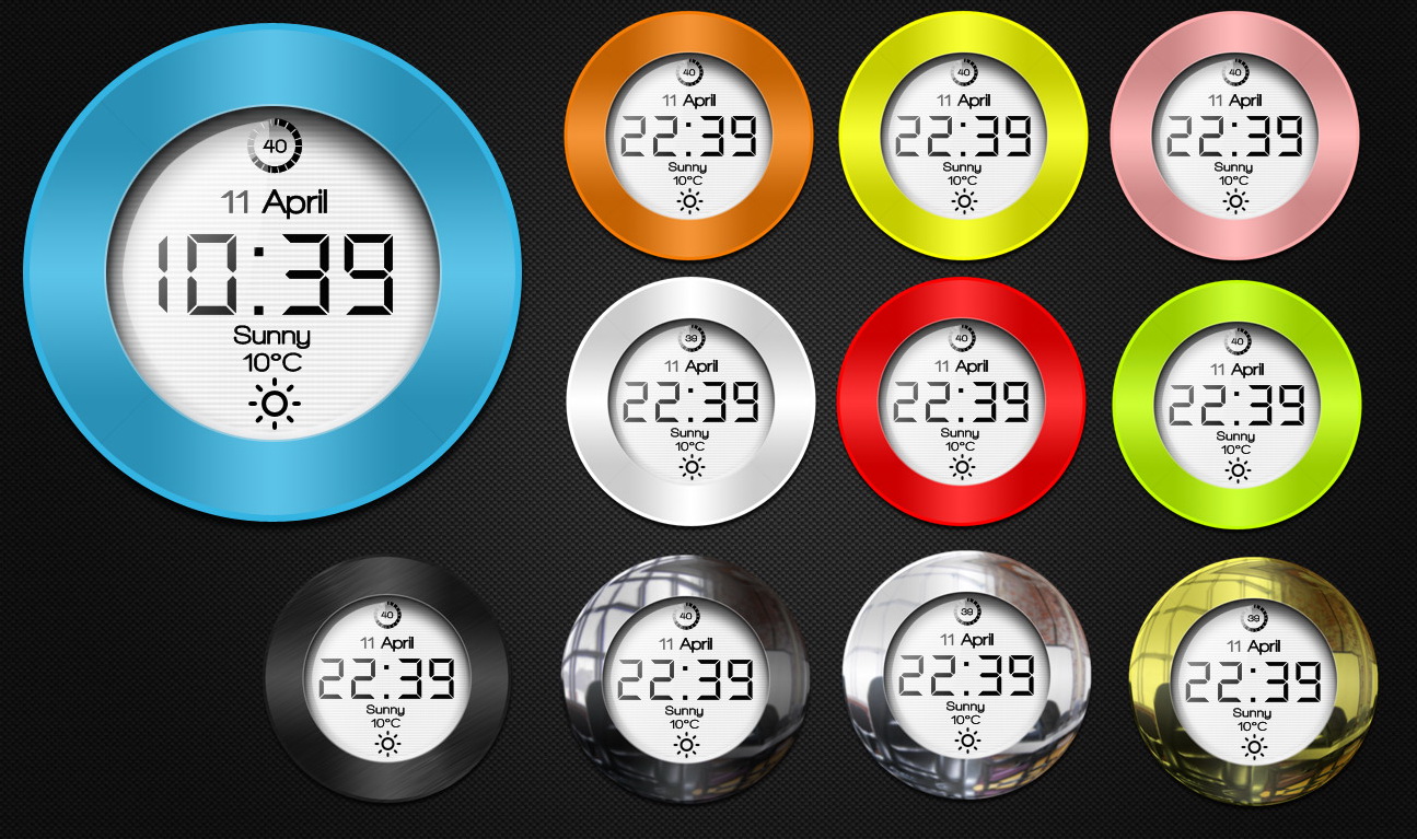 Ciclo Clock HD for xwidget by Jimking on DeviantArt