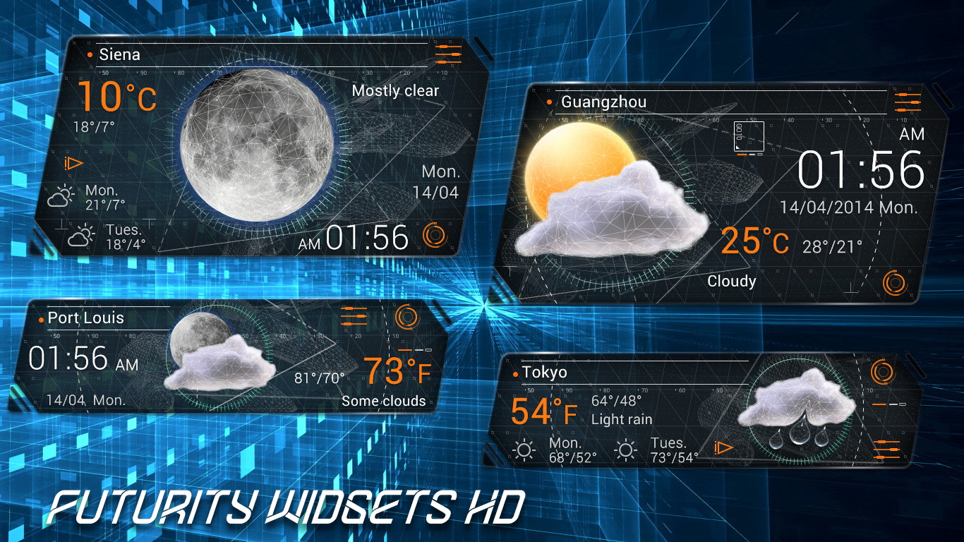 Futurity Widgets HD for xwidget (HOT) by Jimking on DeviantArt