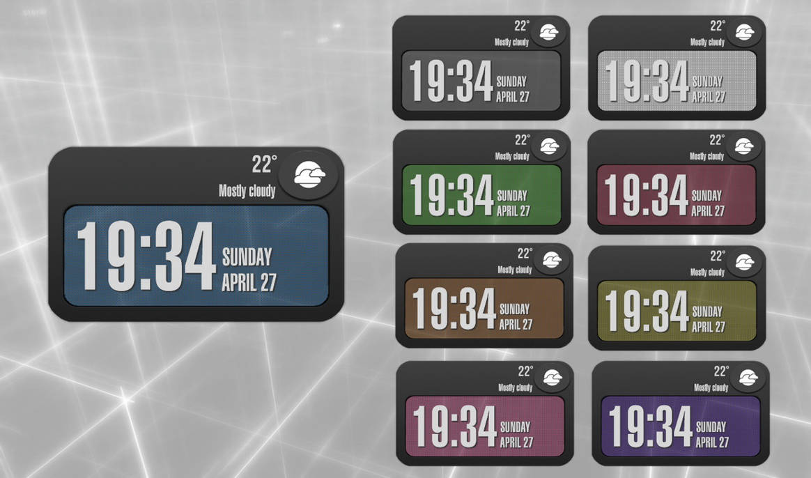 Color Stripes Widget for xwidget by Jimking on DeviantArt