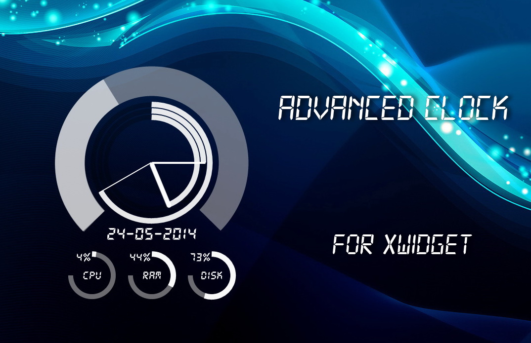 Advanced Clock for xwidget by Jimking on DeviantArt