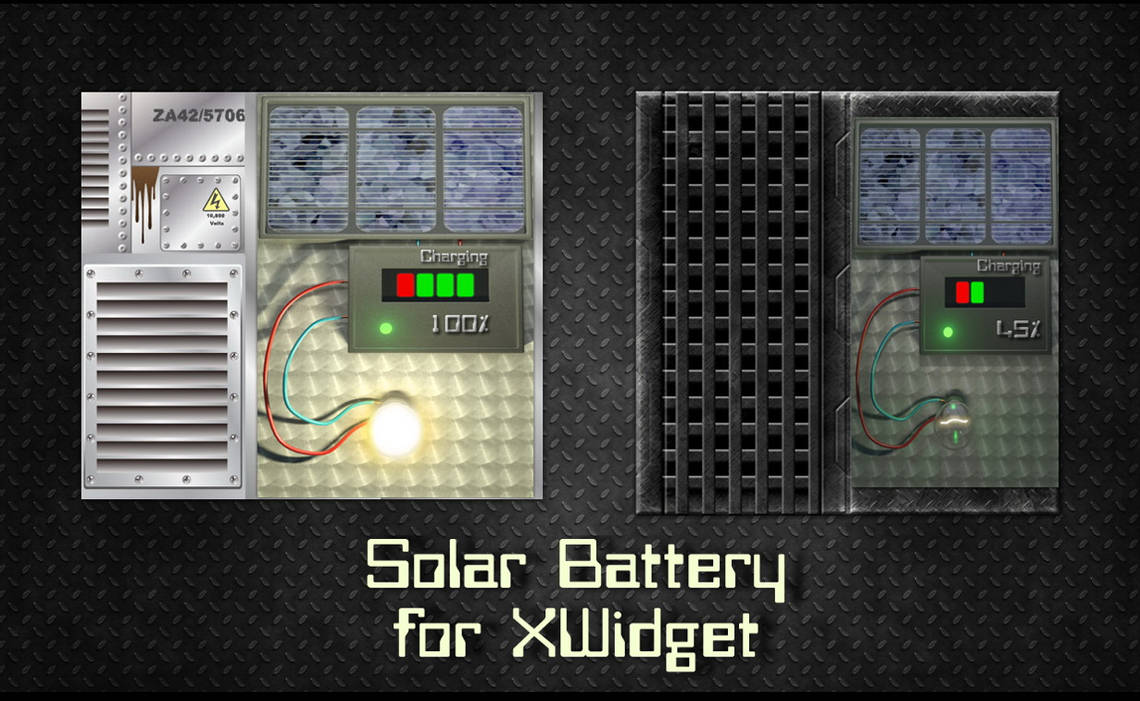 Solar Battery for xwidget by Jimking on DeviantArt