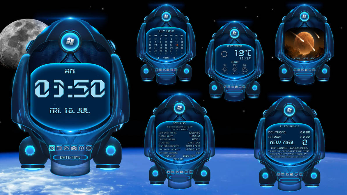 Spaceship Widget for xwidget by Jimking on DeviantArt