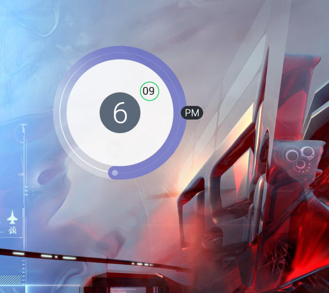 Revolving Clock for xwidget by Jimking on DeviantArt