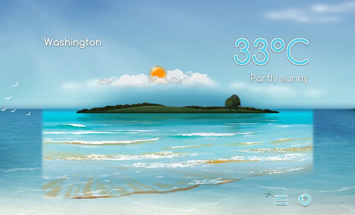 Sand Beach Widget for xwidget by Jimking on DeviantArt
