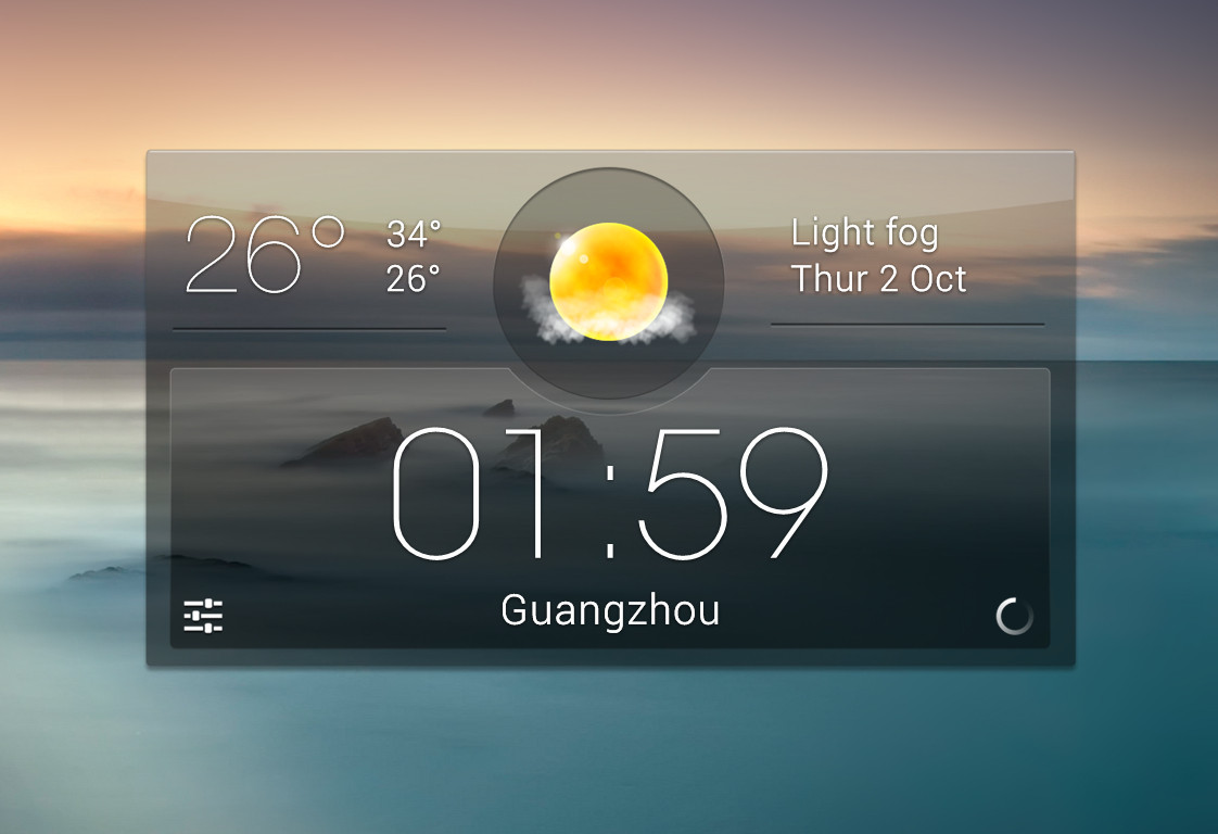 Crystal Clock Weather HD for xwidget by Jimking on DeviantArt