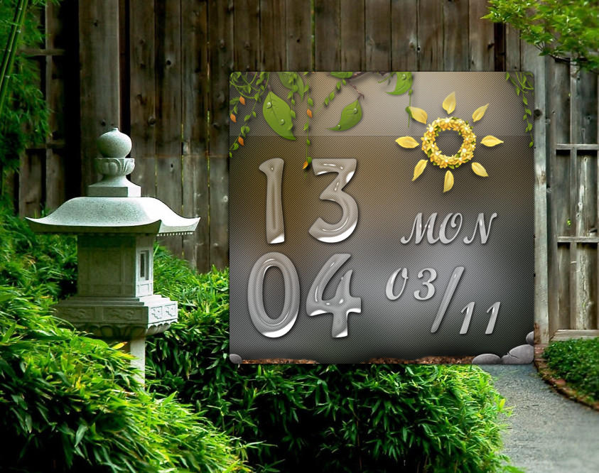 Nature Style Widget for xwidget by Jimking on DeviantArt
