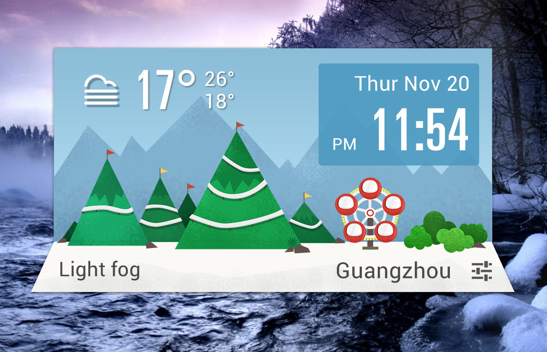 Winter Time Widget HD for xwidget by Jimking on DeviantArt