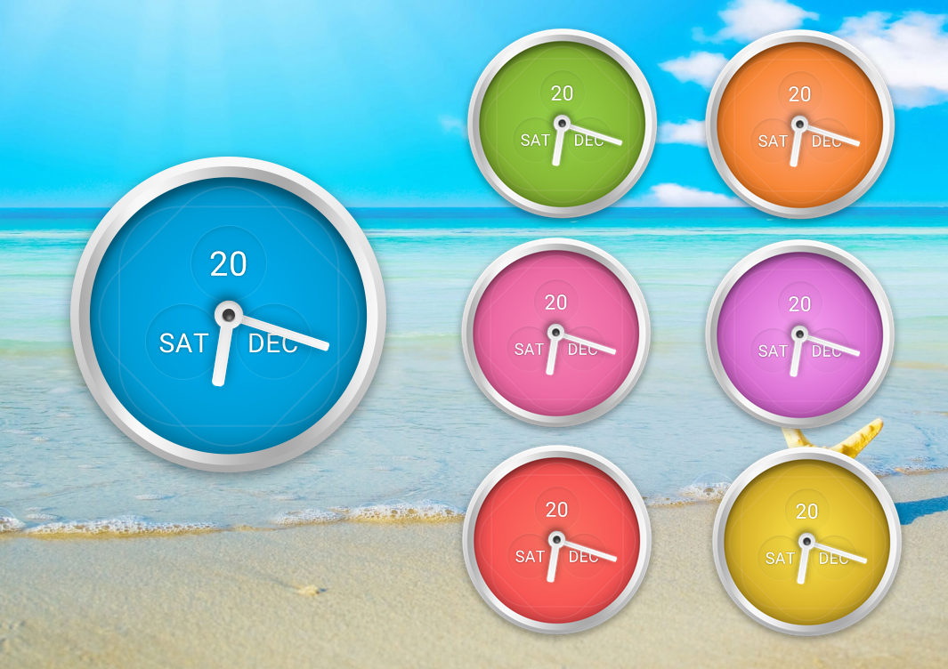 Analog Cute Clock for xwidget by Jimking on DeviantArt