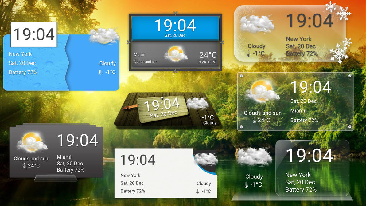 RClock Style Widgets for xwidget by Jimking on DeviantArt