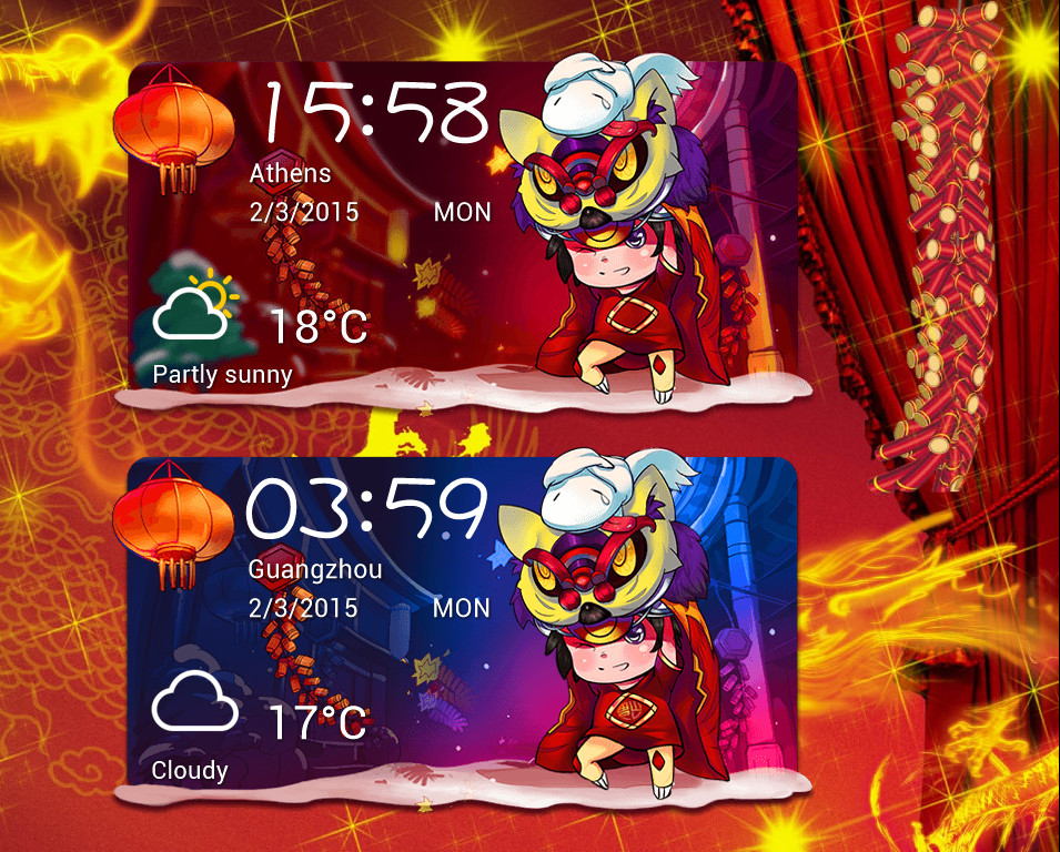 Lion Dance Widget for xwidget by Jimking on DeviantArt