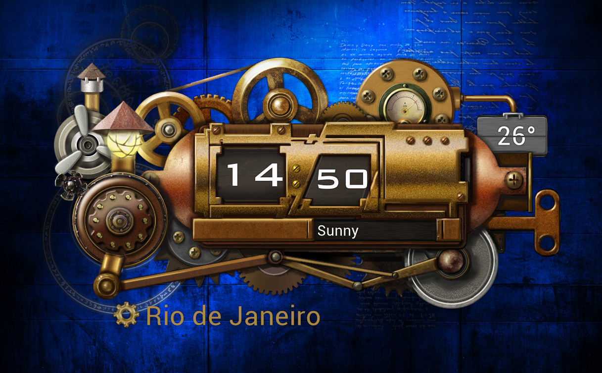 Steampunk Train Clock HD for xwidget by Jimking on DeviantArt