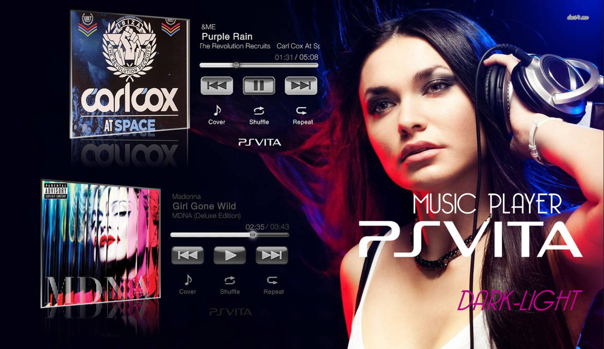 PSVITA Music Player Dark-Light for xwidget by Jimking on DeviantArt