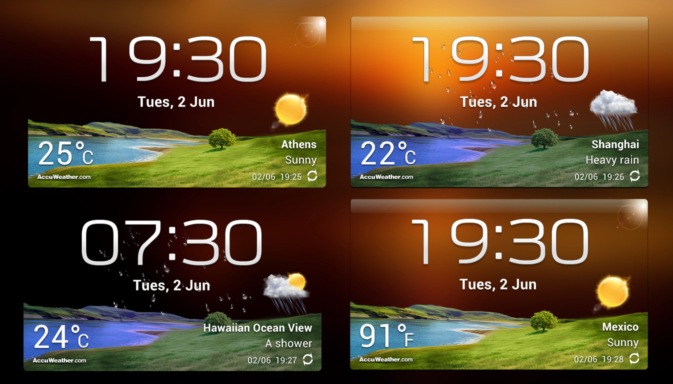 Accuweather Desktop Widget