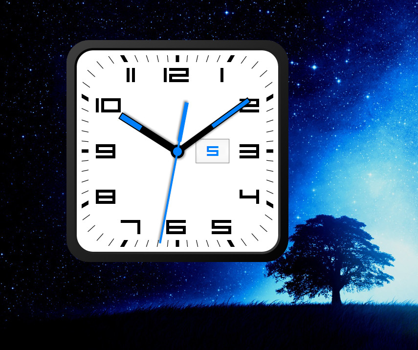 StyleX Clock for xwidget by Jimking on DeviantArt