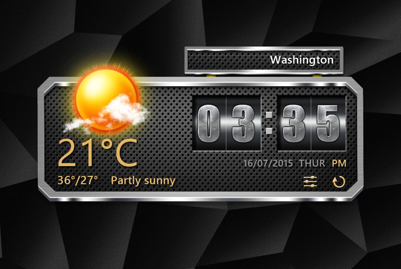 Metal Style Widget for xwidget by Jimking on DeviantArt