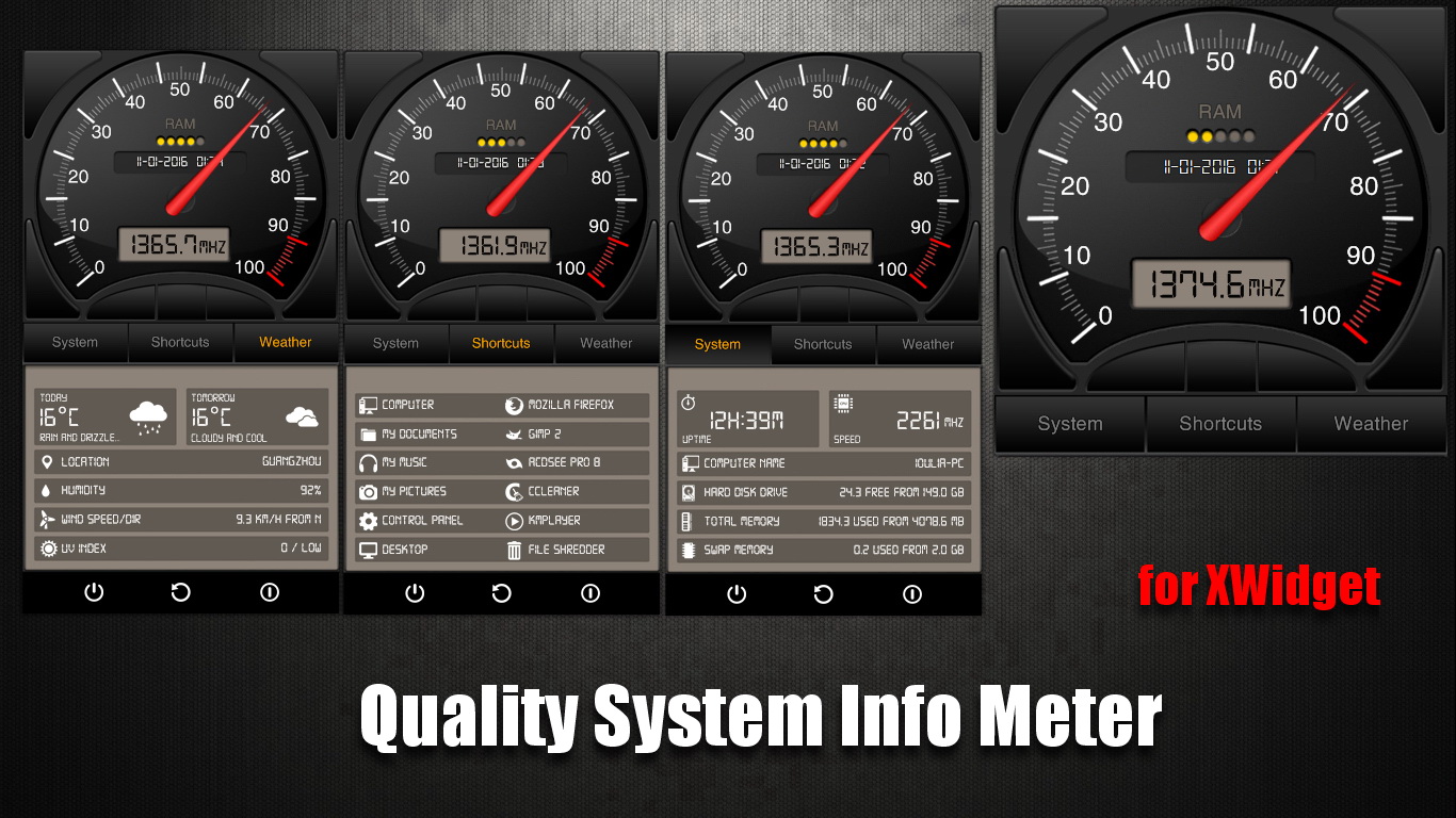 Quality System Info Meter for xwidget by Jimking on DeviantArt