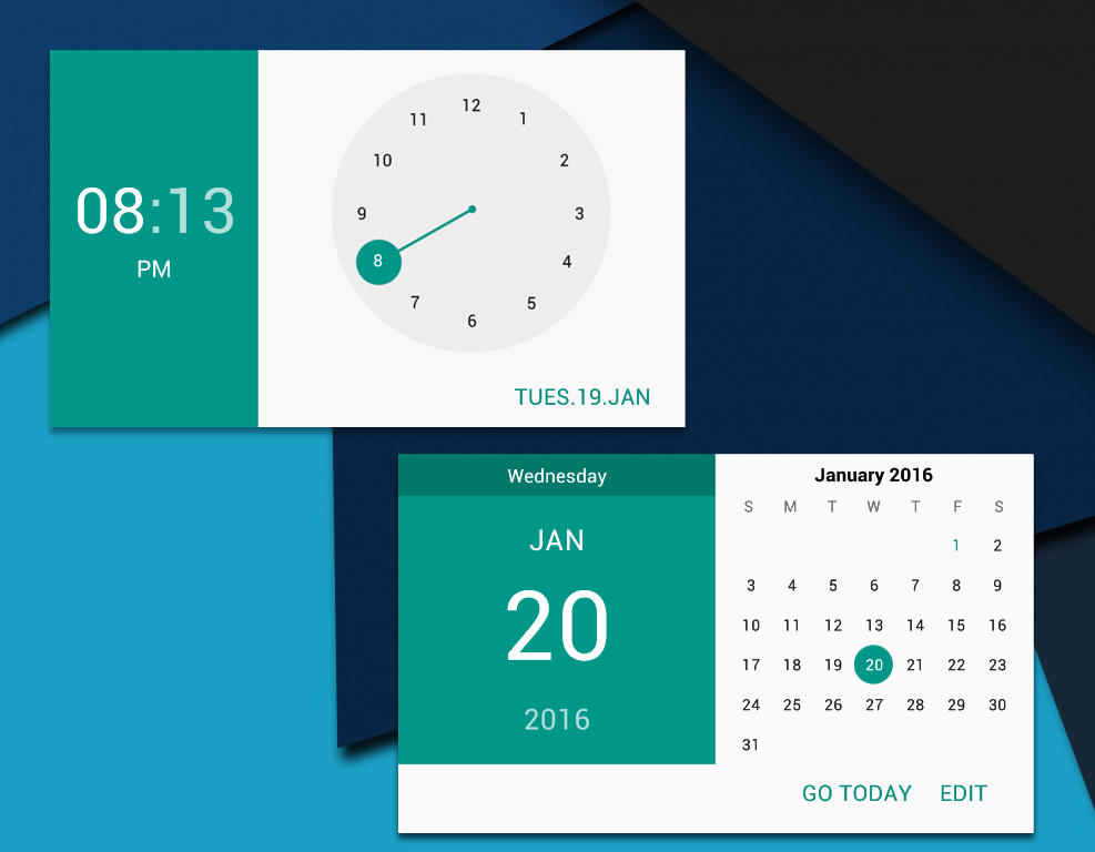 Material Style Widgets for xwidget by Jimking on DeviantArt