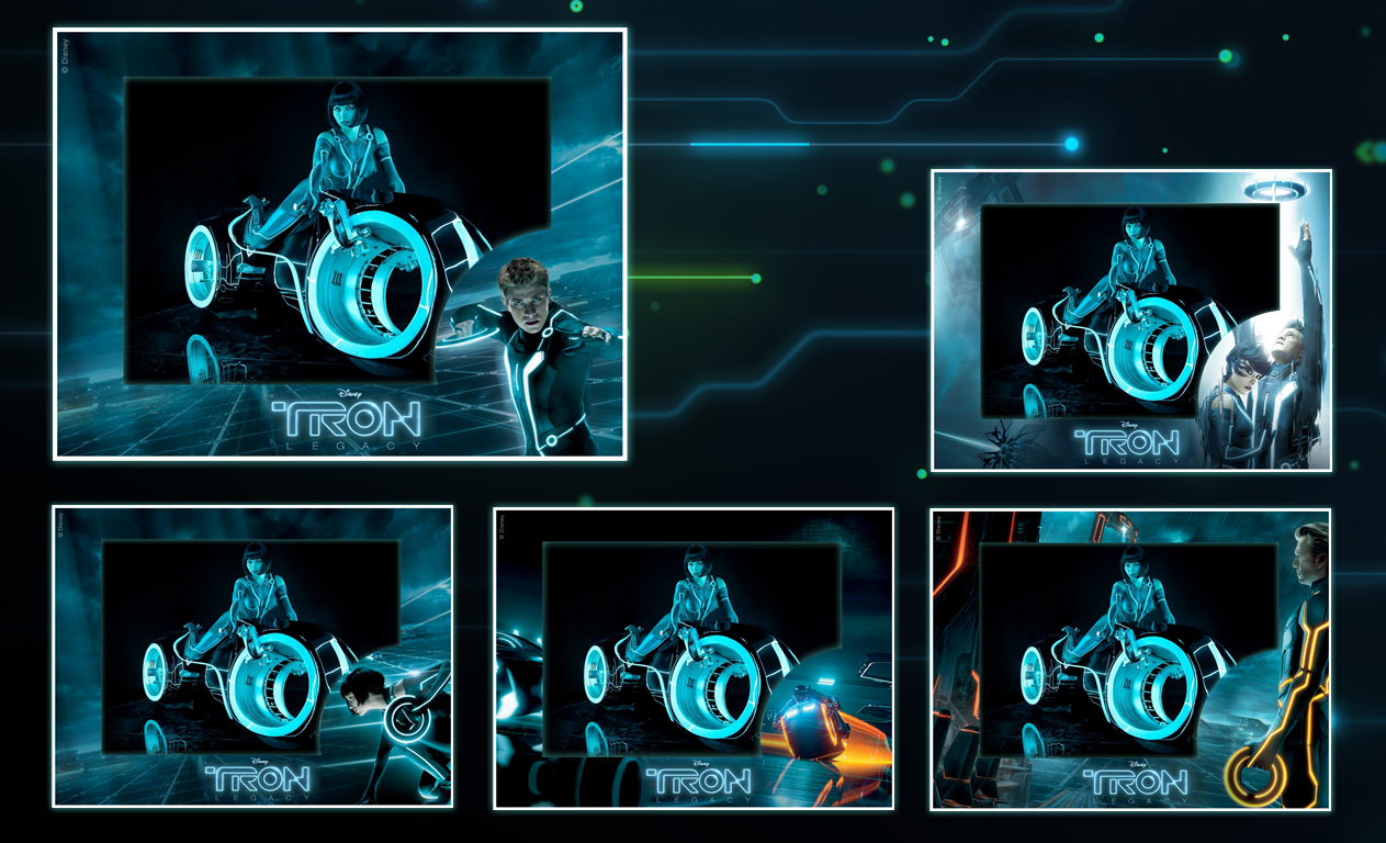 Tron Photo Frame for xwidget by Jimking on DeviantArt