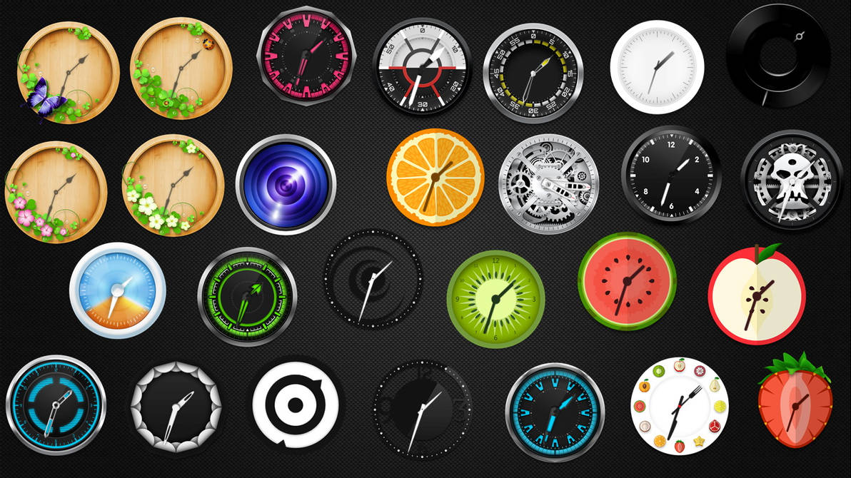 Cool Analog Clocks Collection for xwidget by Jimking on DeviantArt