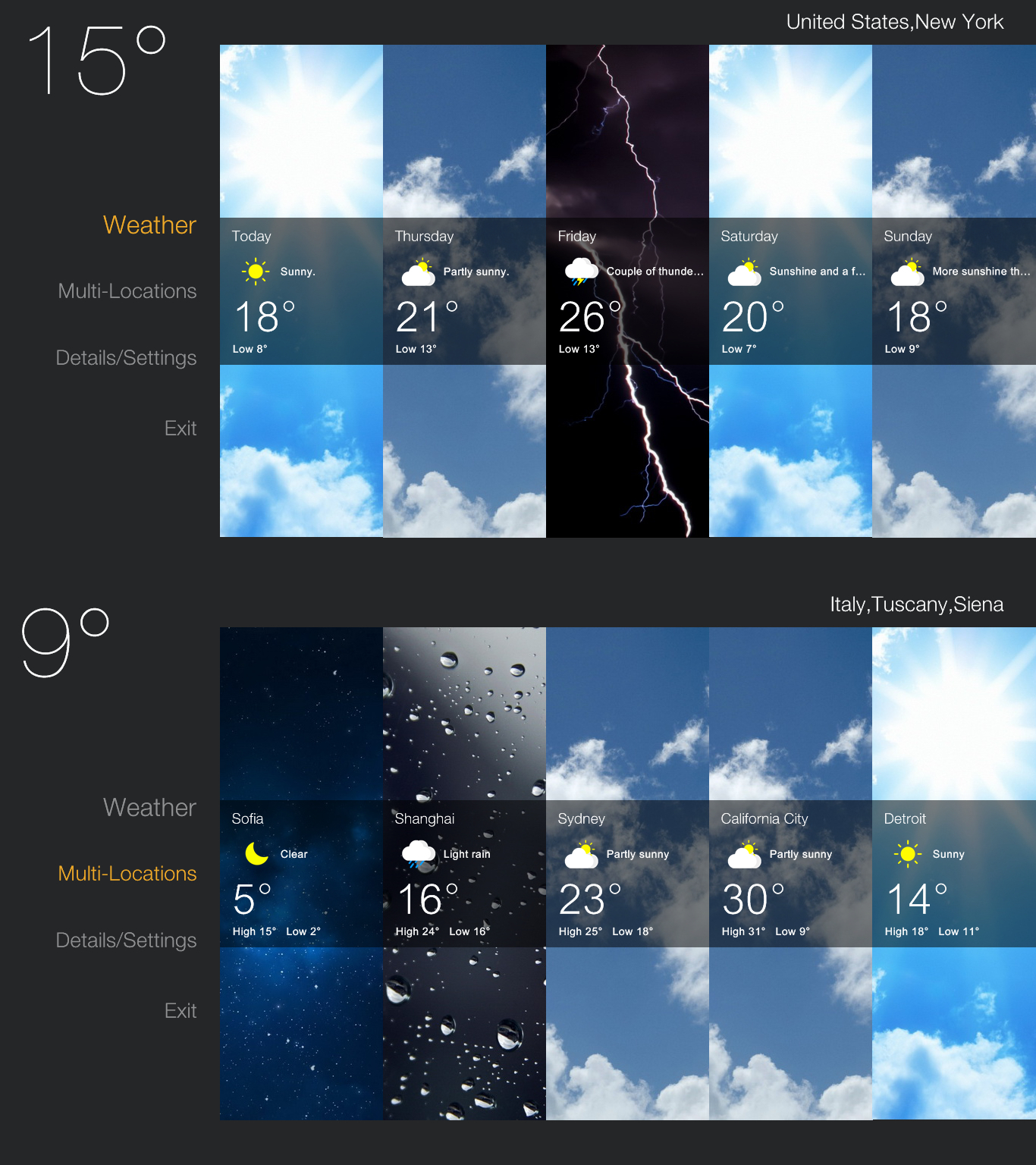 Windows Multi-Weather FULL SCREEN for xwidget by Jimking on DeviantArt