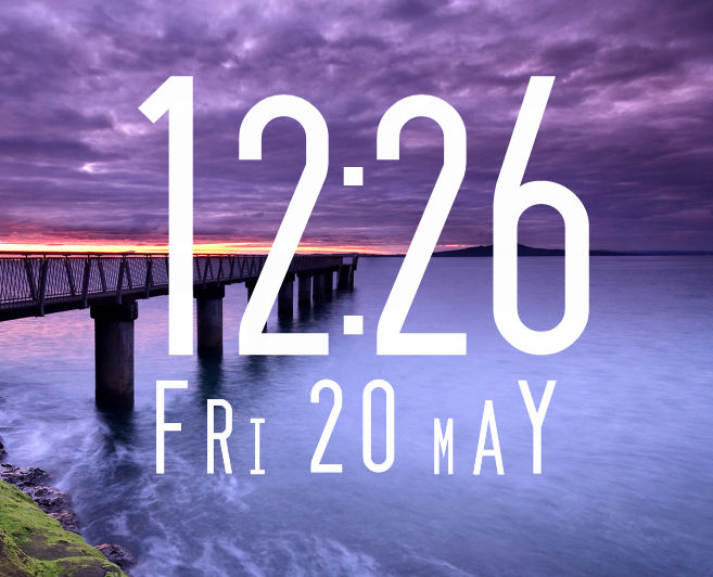 Simple Digital Clock 6 for xwidget by Jimking on DeviantArt