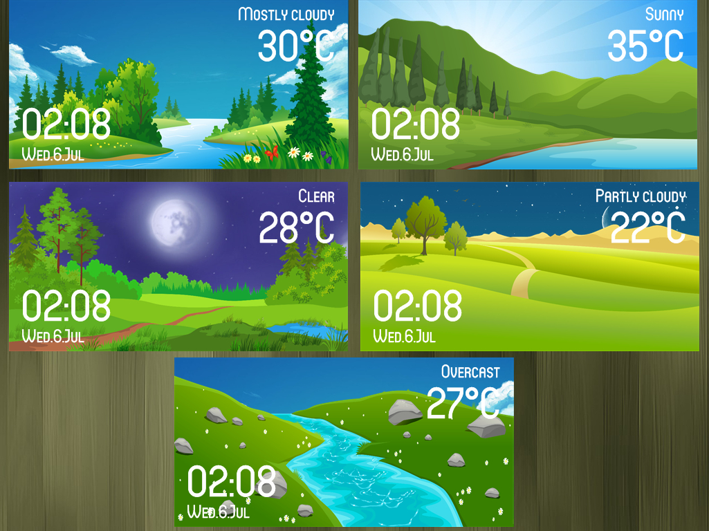 Nature Material Widget for xwidget by Jimking on DeviantArt