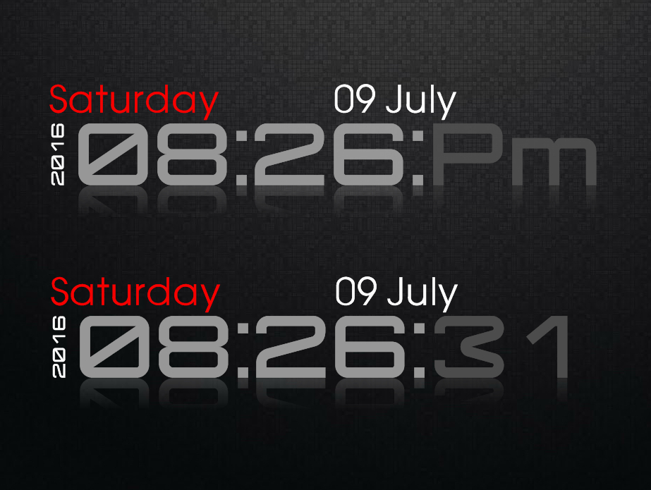 Elegant Modern Clock 2 for xwidget by Jimking on DeviantArt
