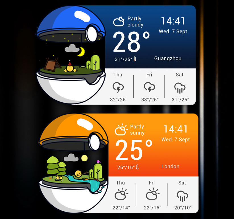 Pokemon GO Widget HD for xwidget by Jimking on DeviantArt