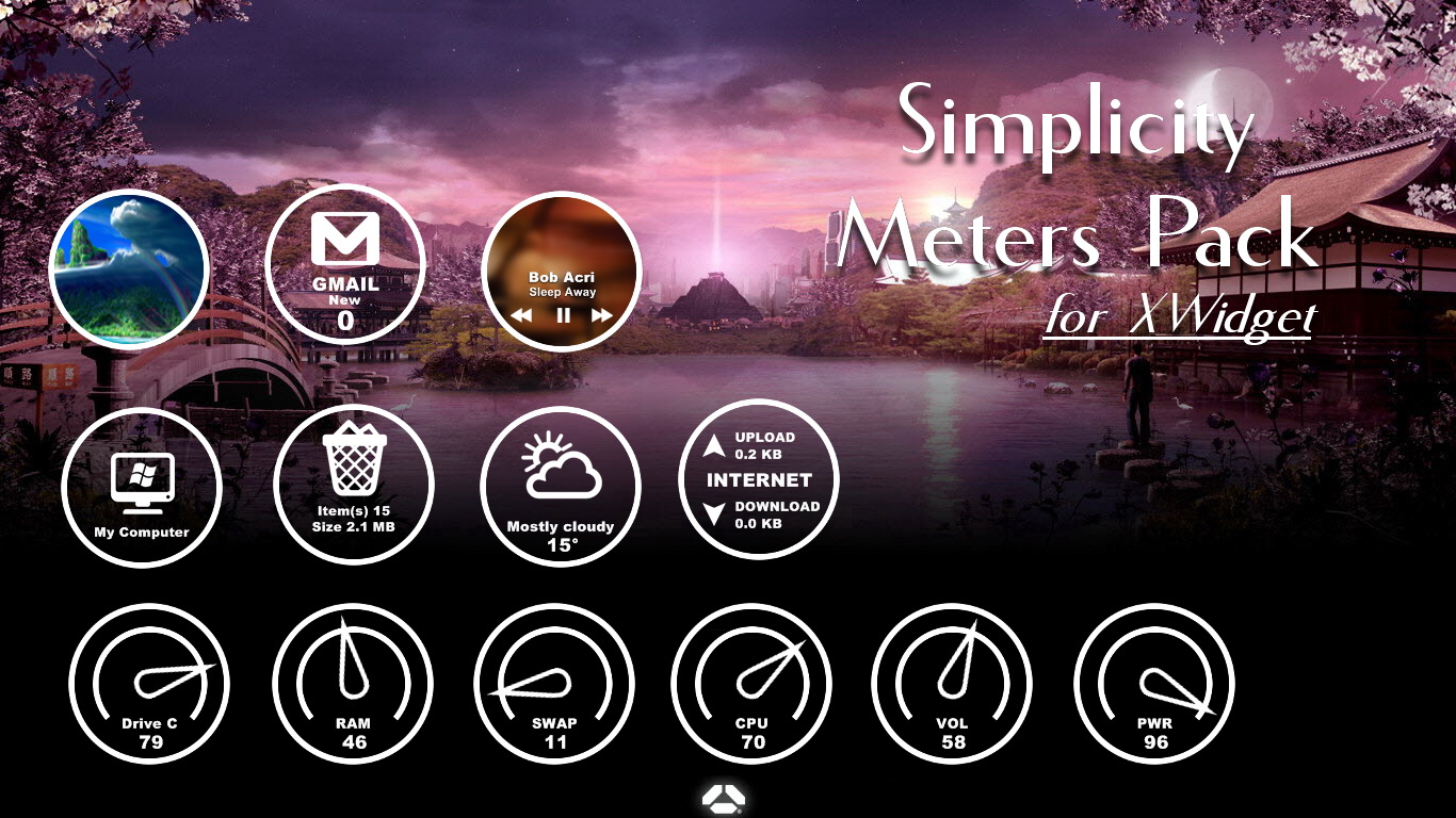 Simplicity Meters Pack for xwidget by Jimking on DeviantArt
