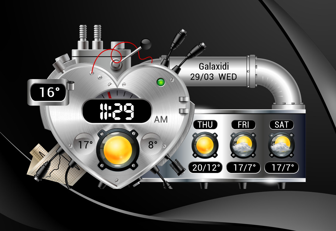 Mechanical Heart Widget for XWidget by Jimking on DeviantArt